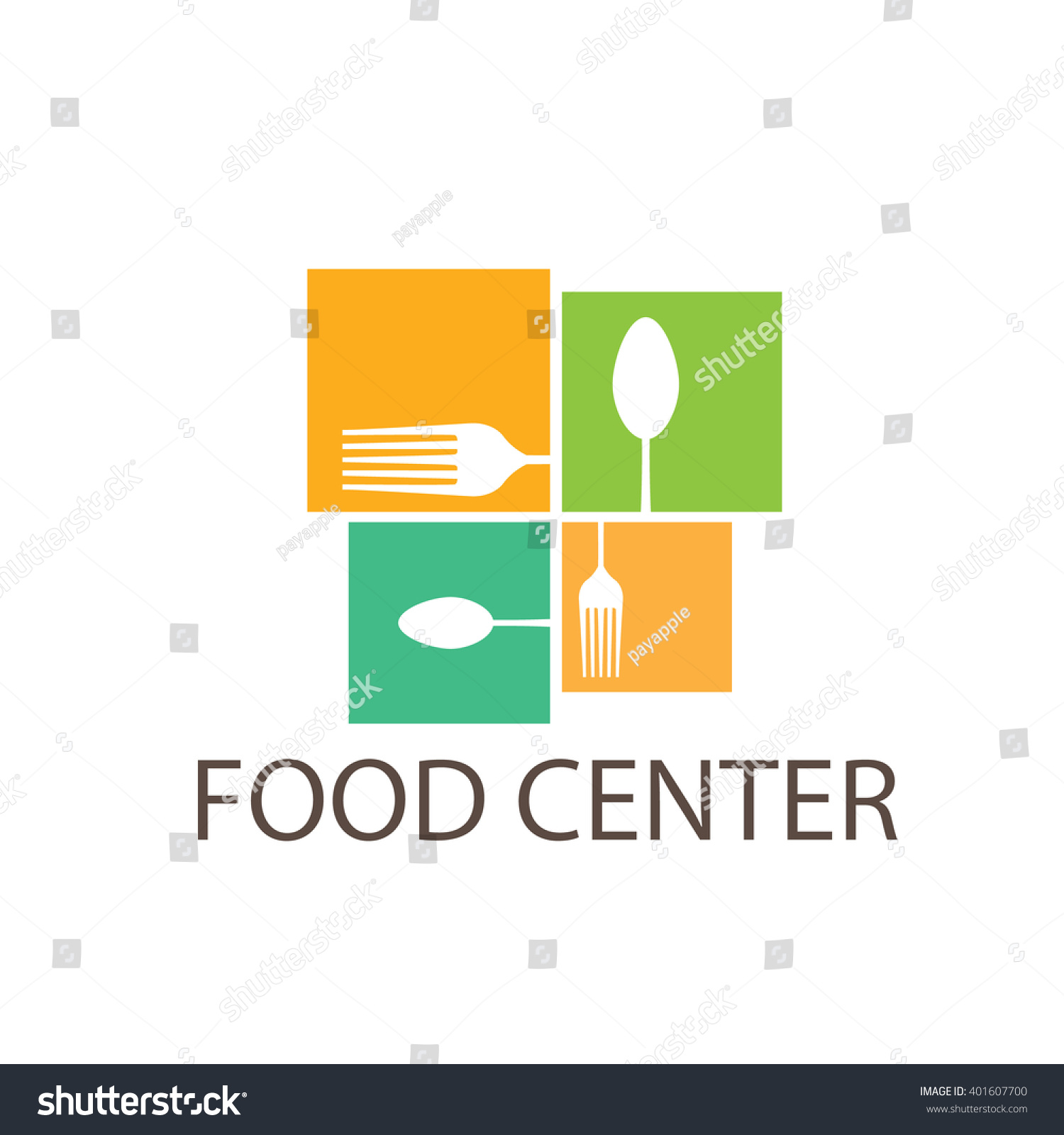 Food Logo Stock Vector (Royalty Free) 401607700