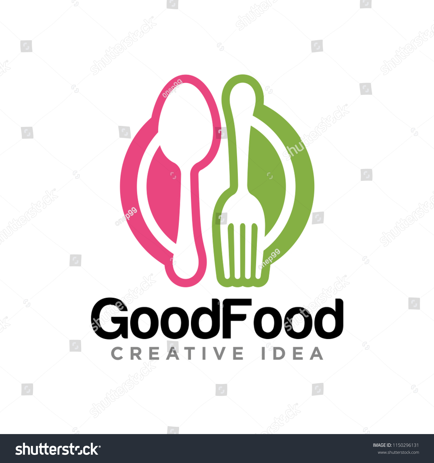 Food Logo Creative Template Stock Vector (Royalty Free) 1150296131 ...