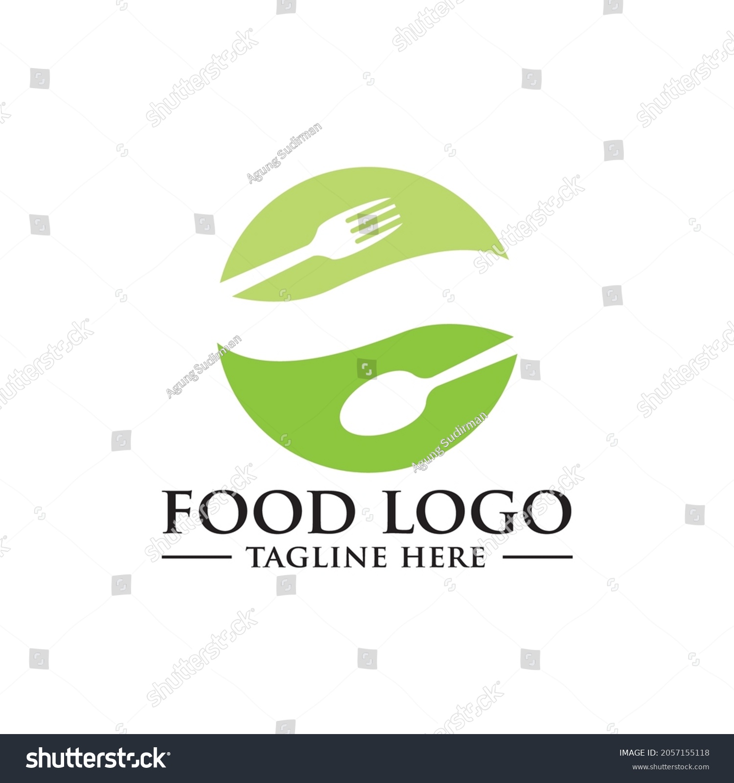 Food Logo Icon Vector Template Stock Vector (Royalty Free) 2057155118 ...
