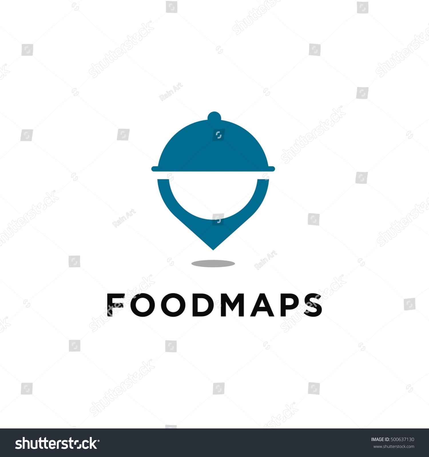 Food Maps Logo Vector Stock Vector (Royalty Free) 500637130 | Shutterstock