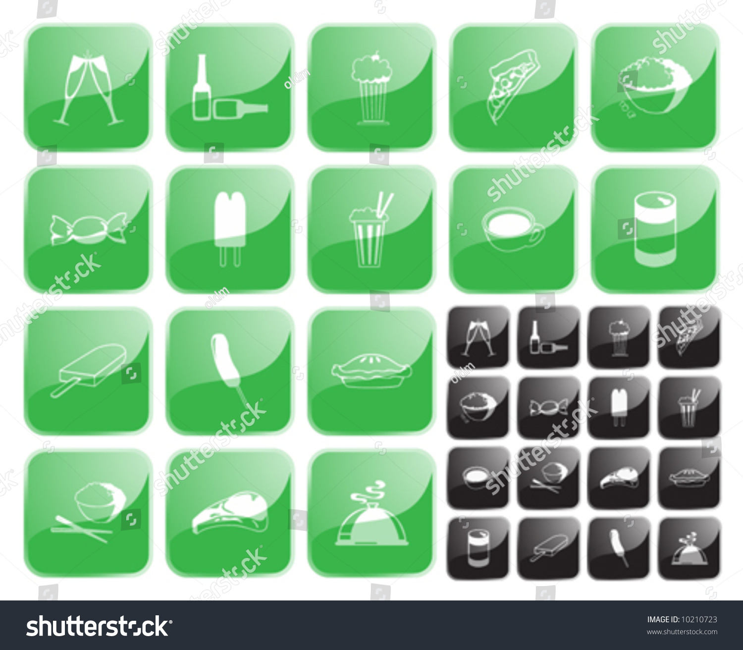 Food Symbol2 Vector Stock Vector (Royalty Free) 10210723 | Shutterstock