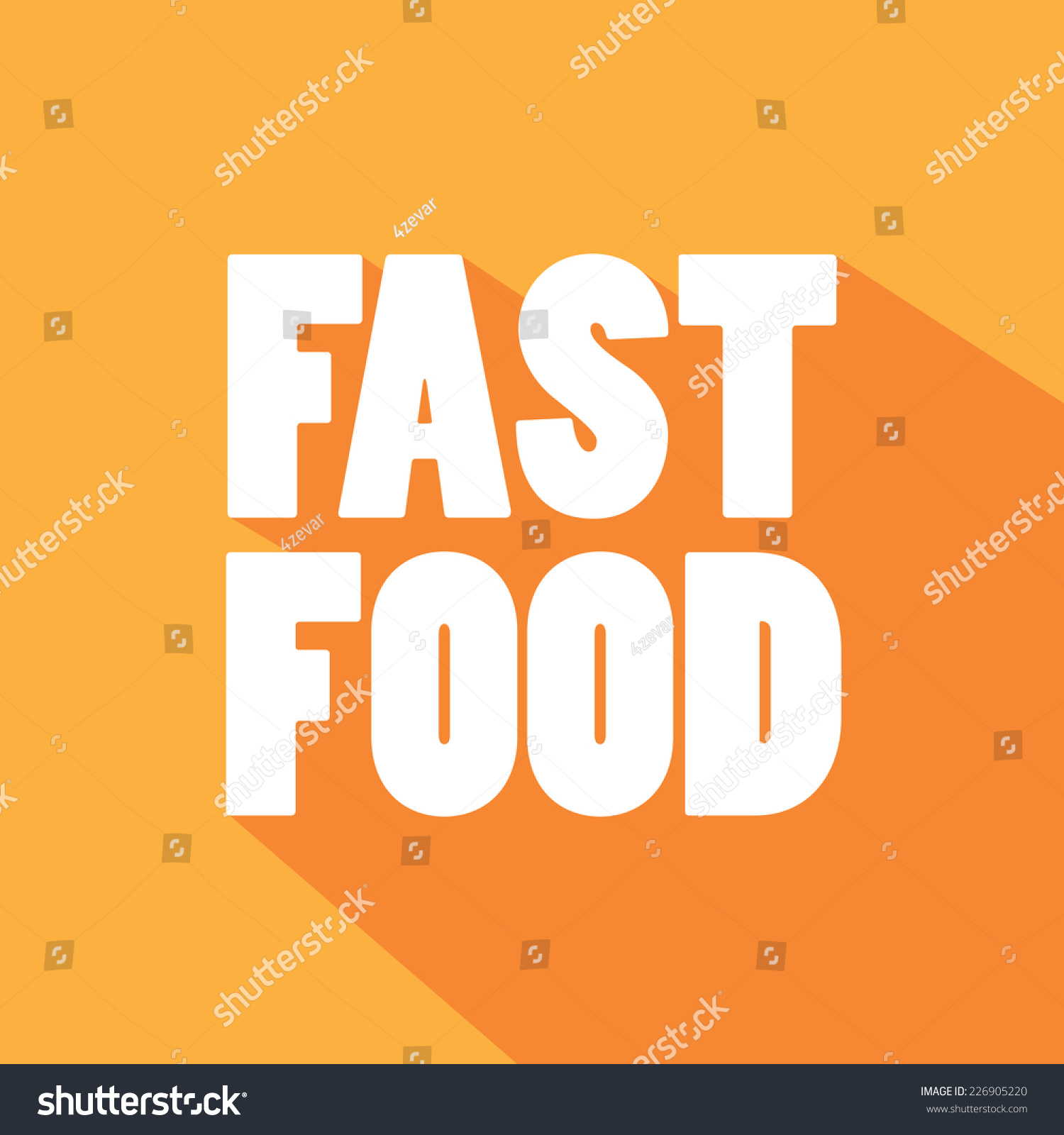 Food Word Stock Vector (Royalty Free) 226905220 | Shutterstock