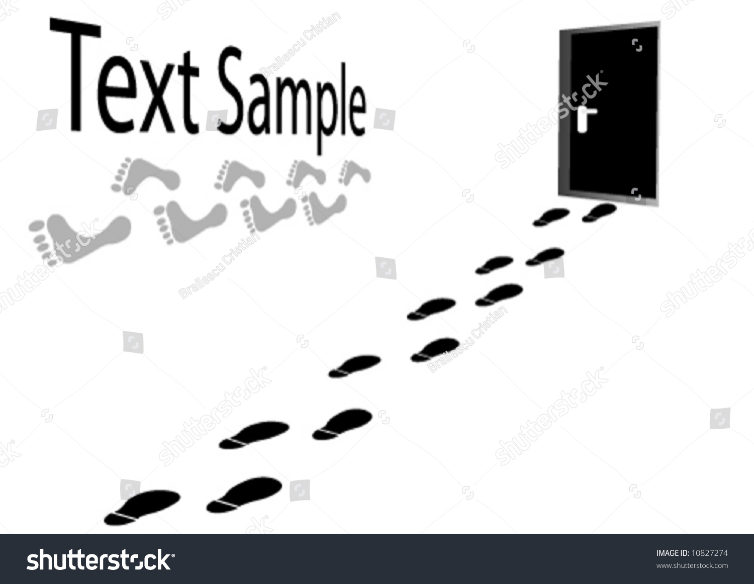 89 Foot steps to door Stock Vectors, Images & Vector Art | Shutterstock