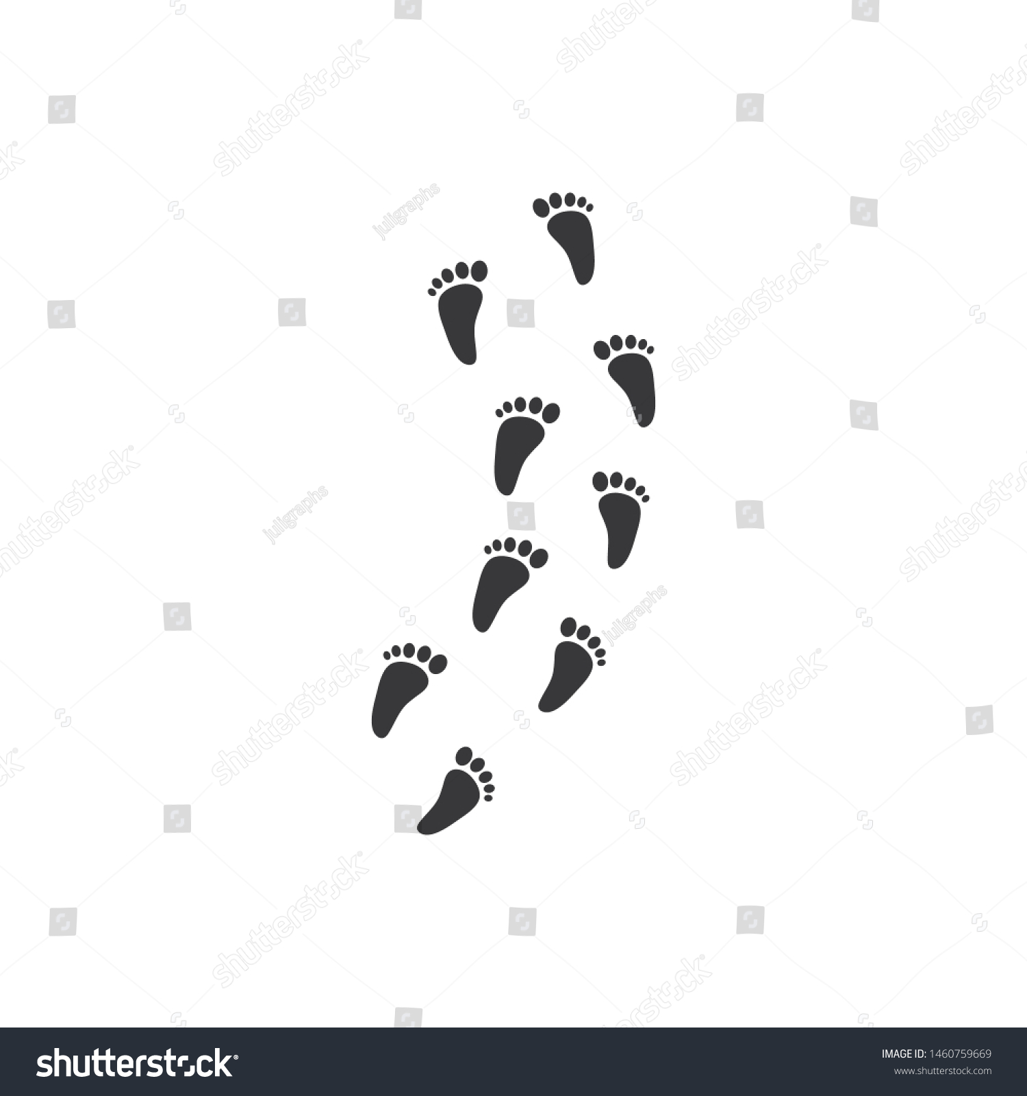 Foot Template Vector Illustation Design Stock Vector (Royalty Free ...