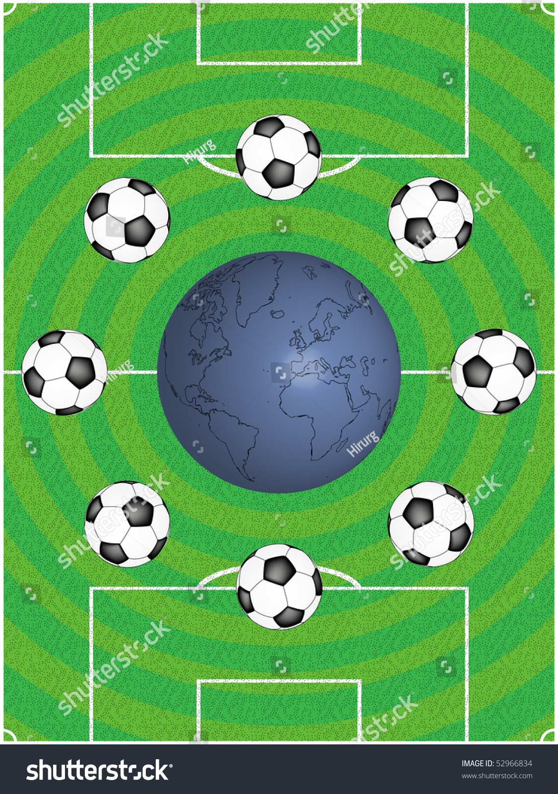Football Vector Background Stock Vector (Royalty Free) 52966834 ...