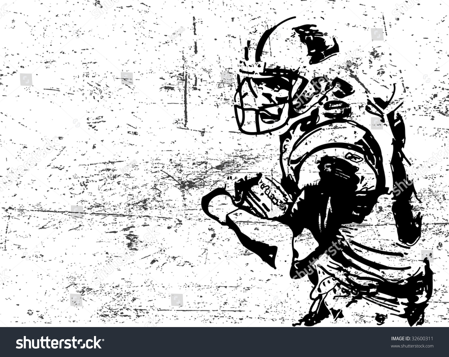 Football Vector Poster Stock Vector (Royalty Free) 32600311 | Shutterstock