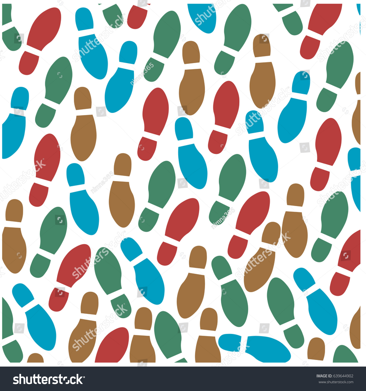 Footprint Designs Stock Vector (Royalty Free) 639644902