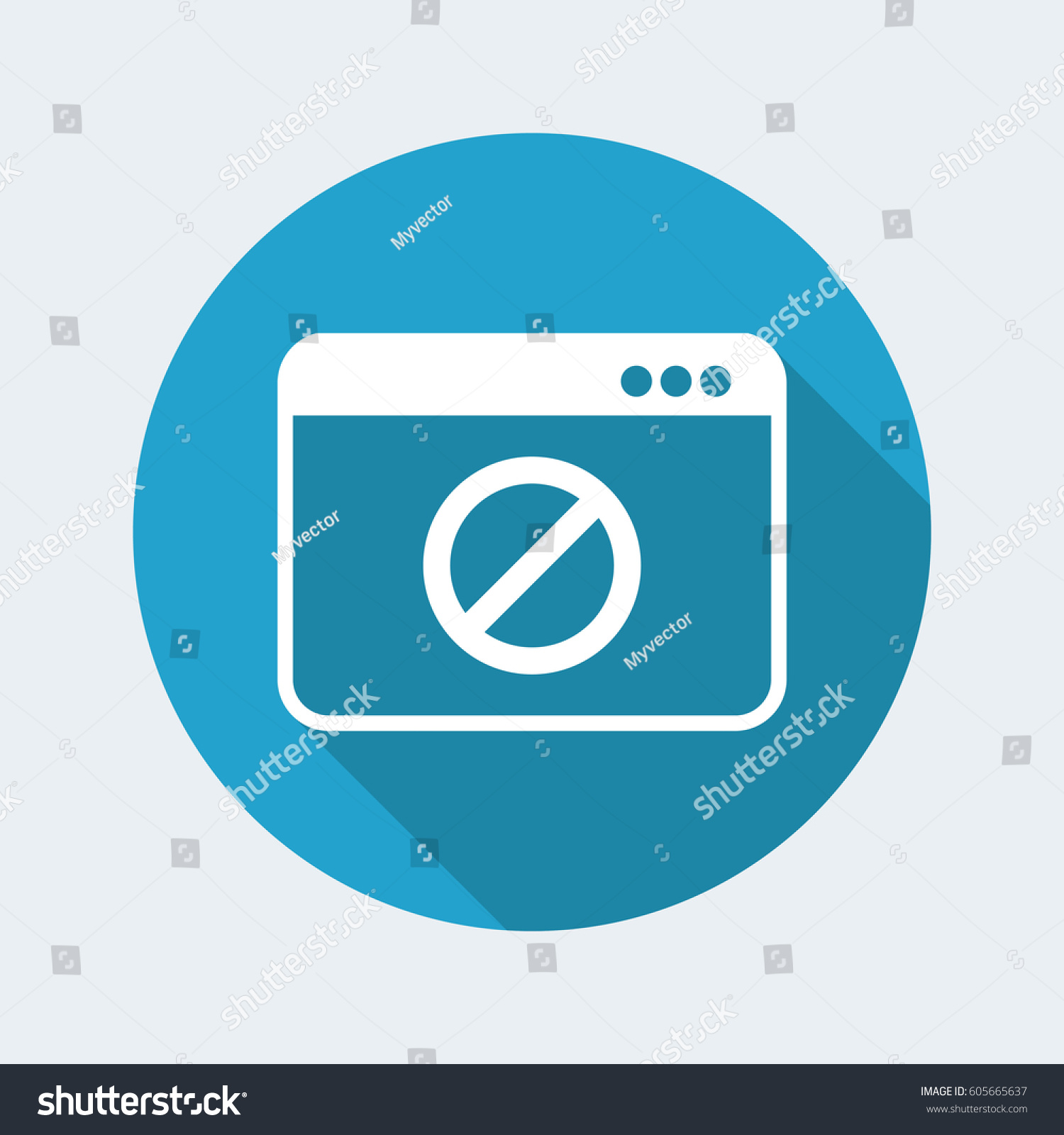 Forbidden Access Private Area Vector Web Stock Vector (Royalty Free ...
