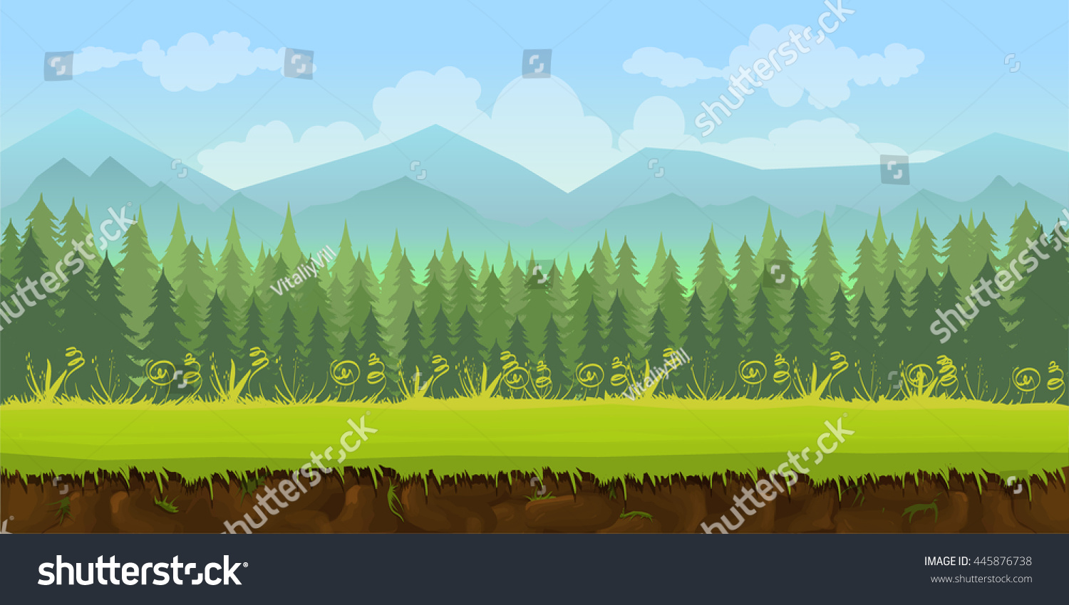 1,347 Platform game ground grass Images, Stock Photos & Vectors ...