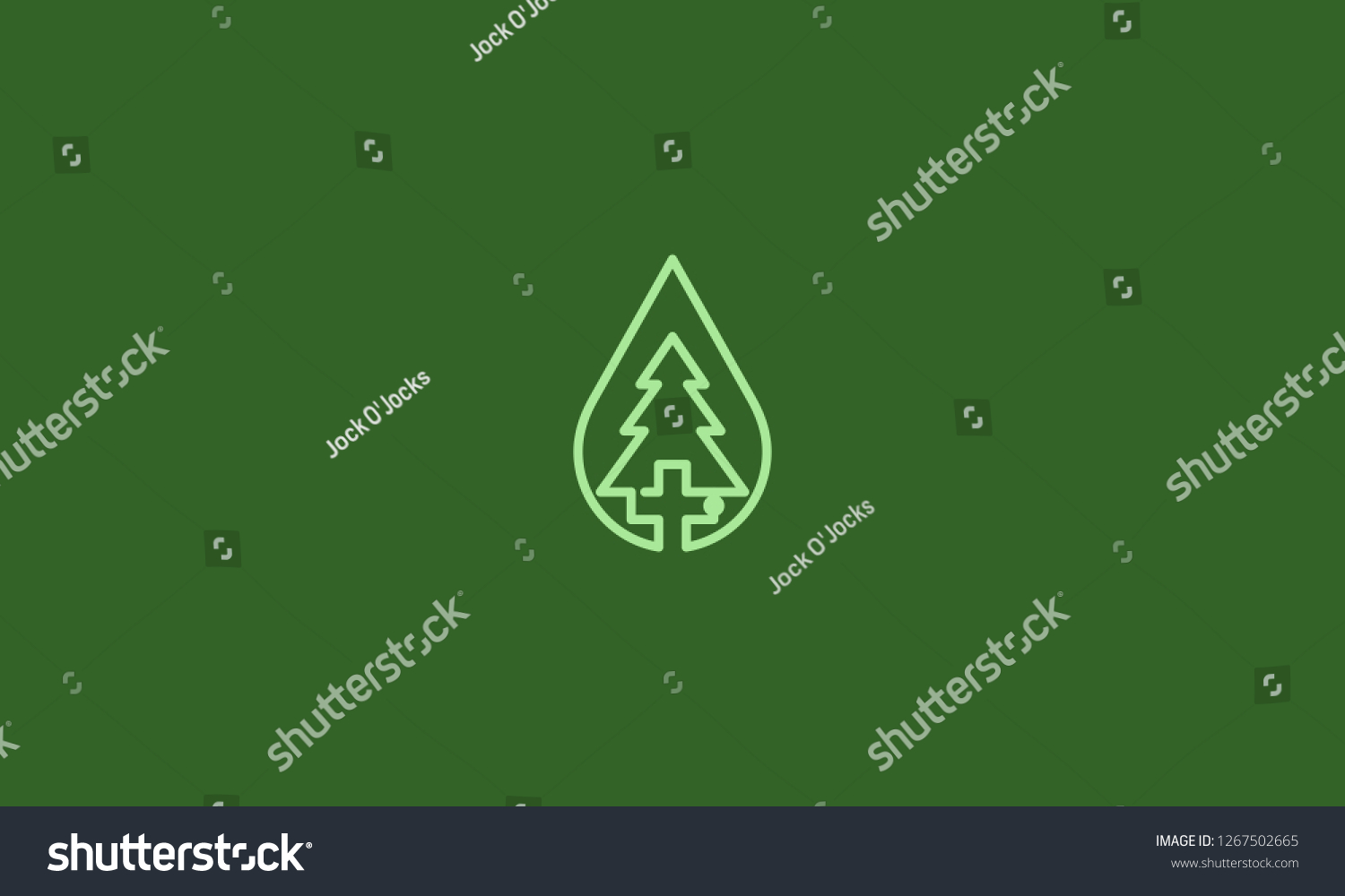 Forest Rescue Logo Vector Stock Vector (Royalty Free) 1267502665