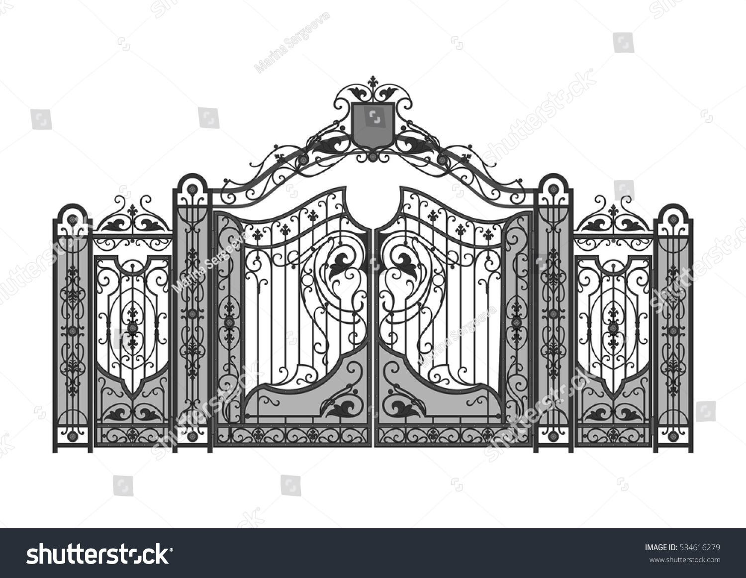2.525 Iron gate drawing Görseli, Stok Fotoğraflar ve Vektörler ...