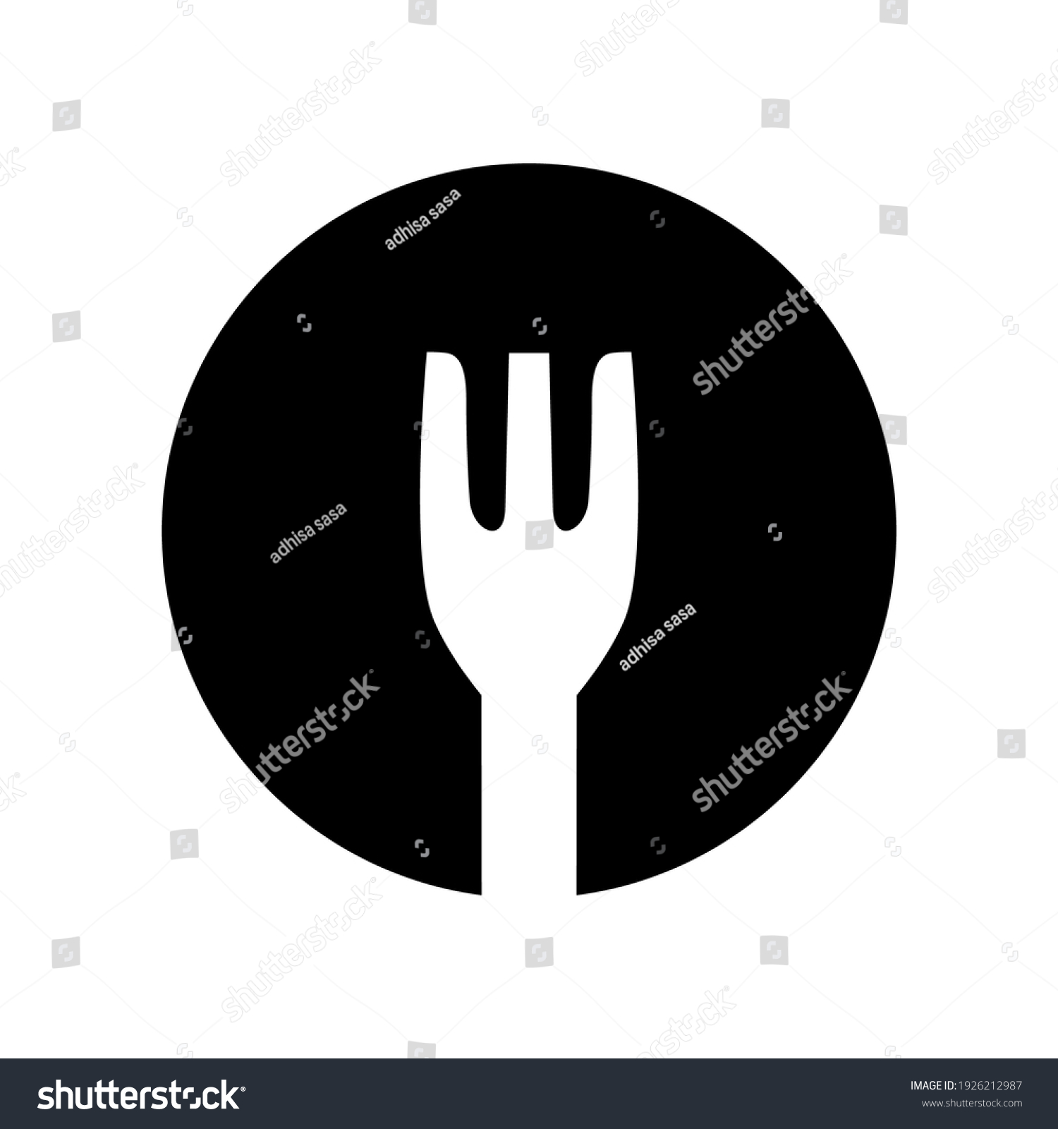 Fork Knife Logo Design Stock Vector (Royalty Free) 1926212987