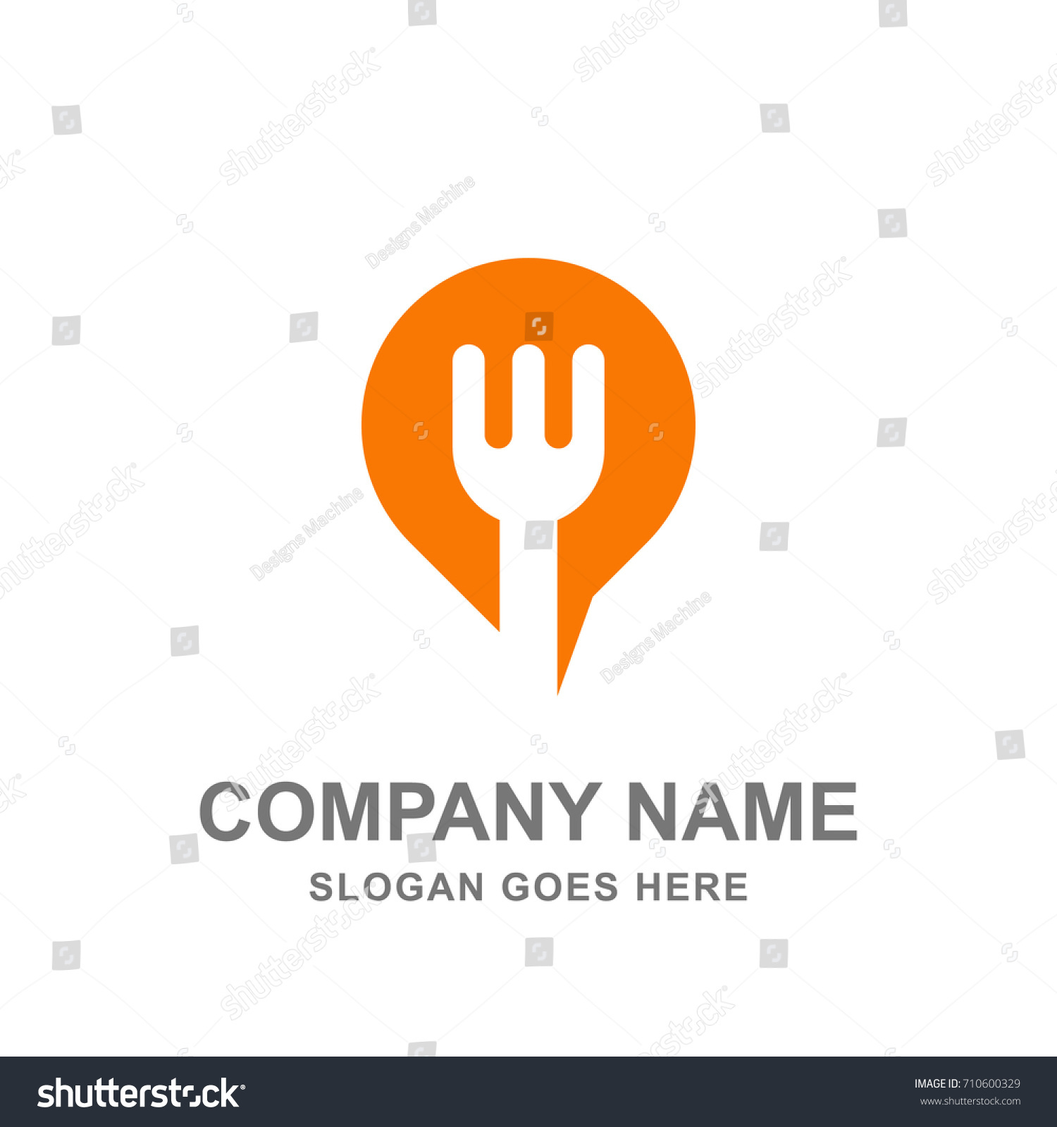 Fork Kitchen Restaurant Logo Icon Vector Stock Vector (Royalty Free ...