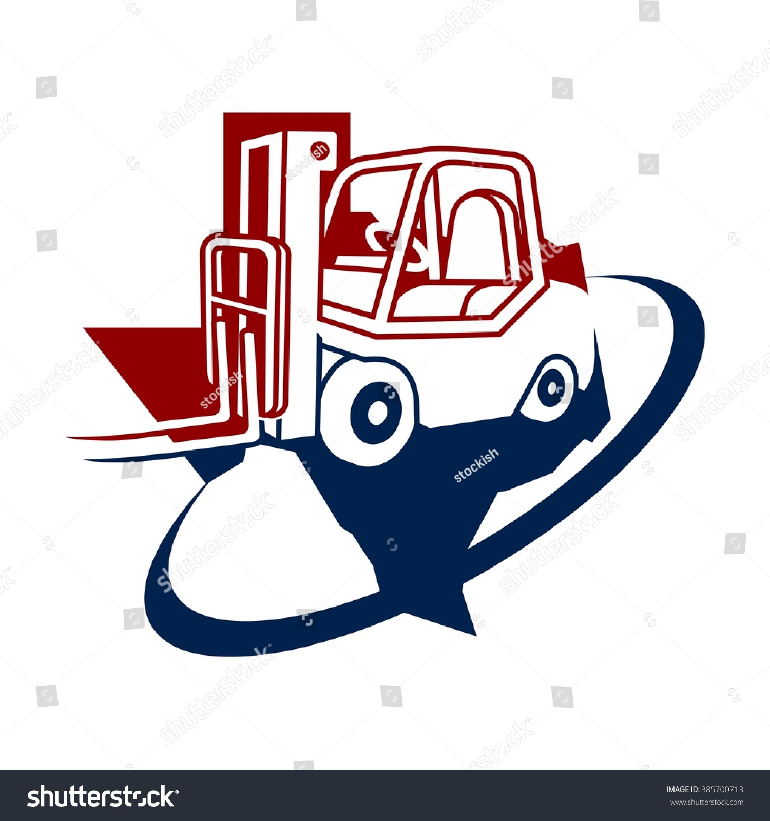 Fork Lift Logo Vector Stock Vector (Royalty Free) 385700713 | Shutterstock