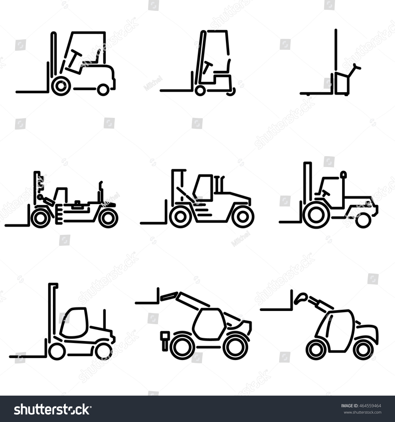 8,255 Fork lift truck Stock Vectors, Images & Vector Art | Shutterstock