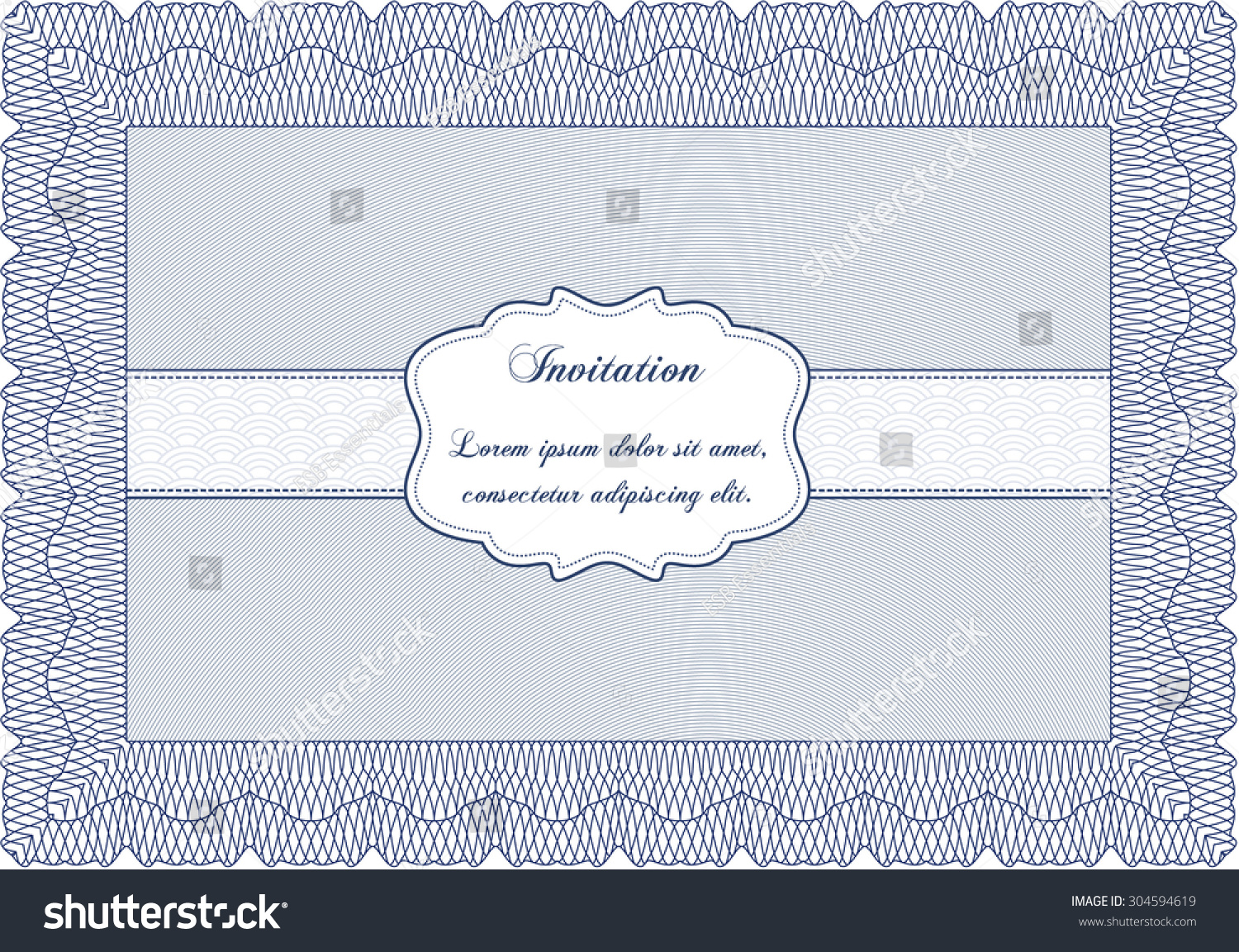 Formal Invitation Vector Illustrationcomplex Background Sophisticated ...