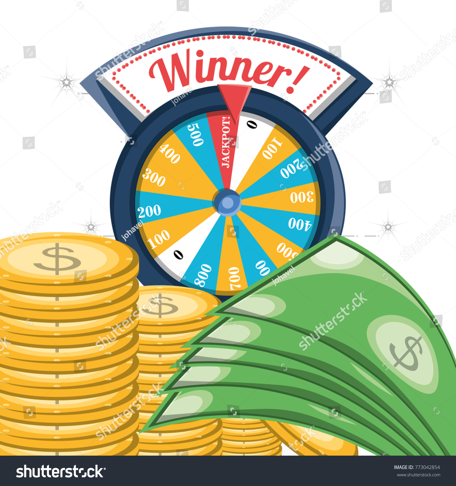 Fortune Wheel Design Stock Vector (Royalty Free) 773042854 | Shutterstock