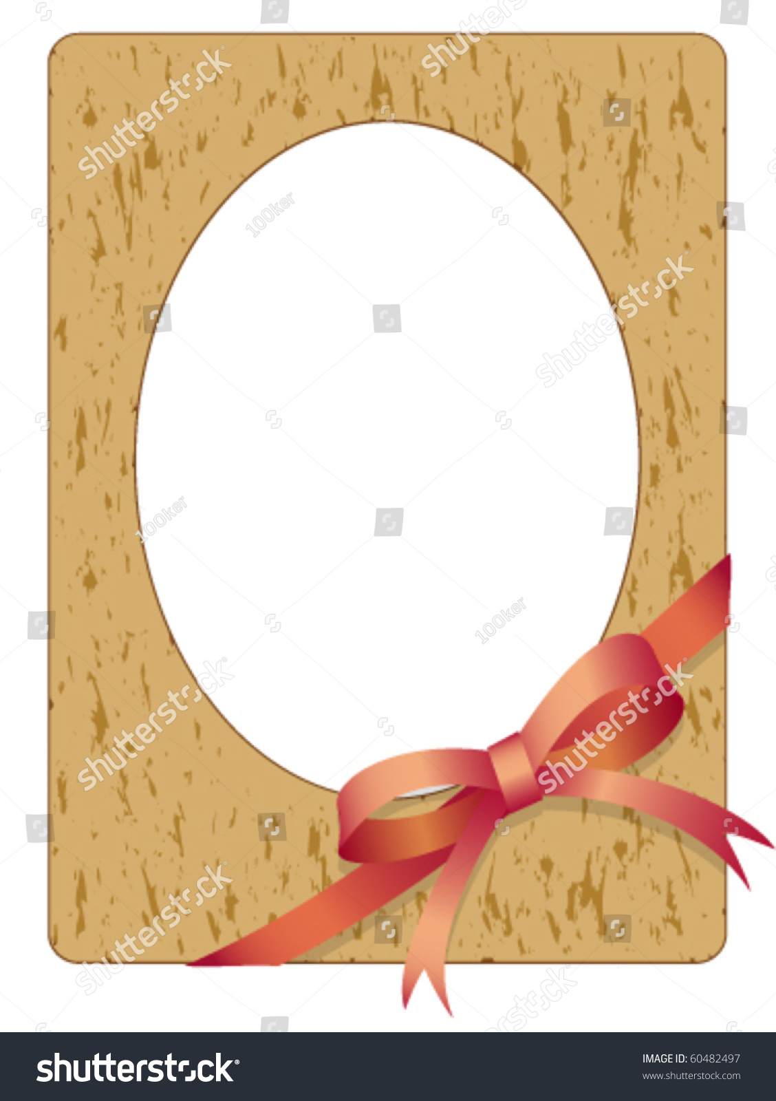 Foto Oval Frame Ribbon Pattern Stock Vector (Royalty Free) 60482497 ...