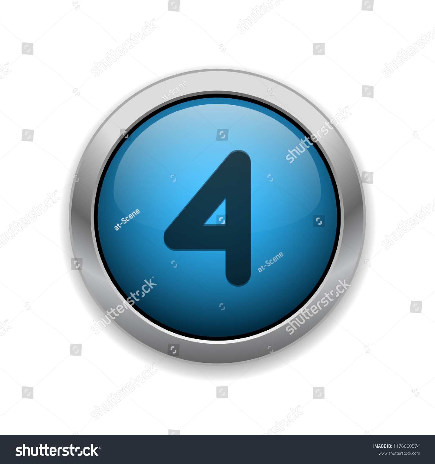Four App Icon Stock Vector (Royalty Free) 1176660574