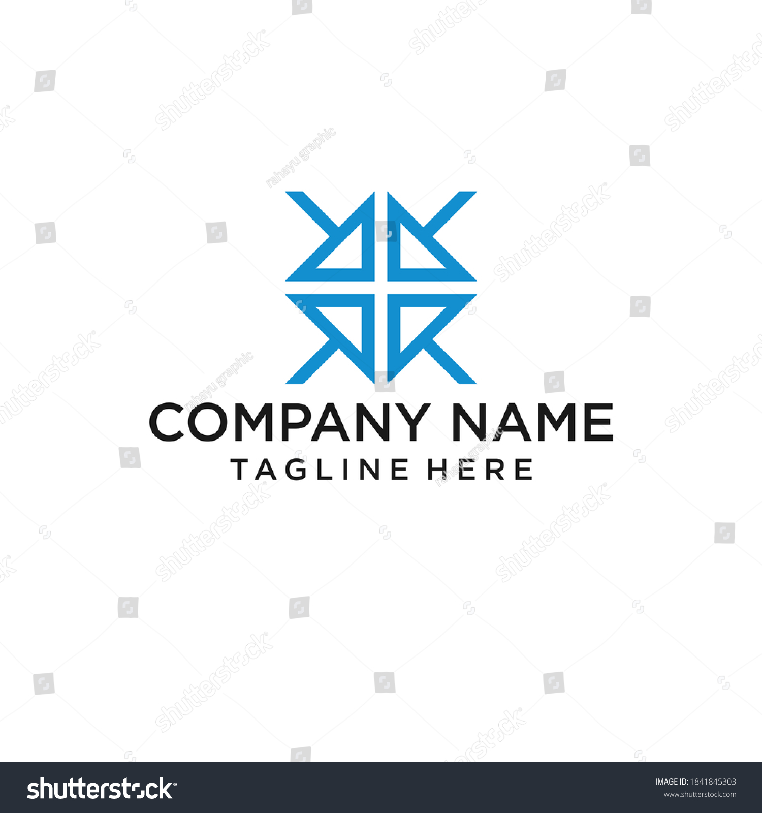Four Arrow Icon Vector Symbol Logo Stock Vector (Royalty Free ...