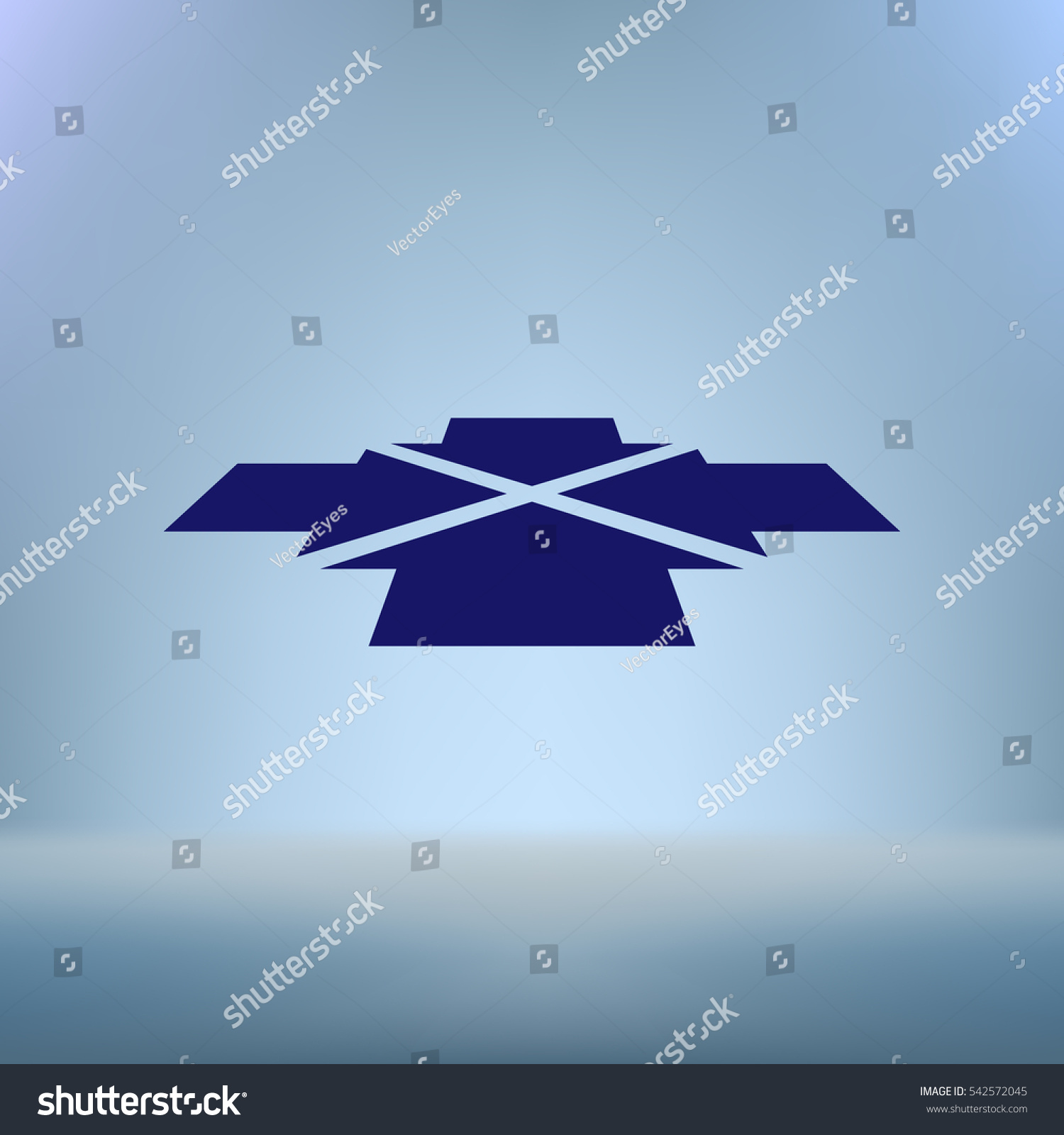Four Arrows Facing Each Other Perspective: vector de stock (libre de ...