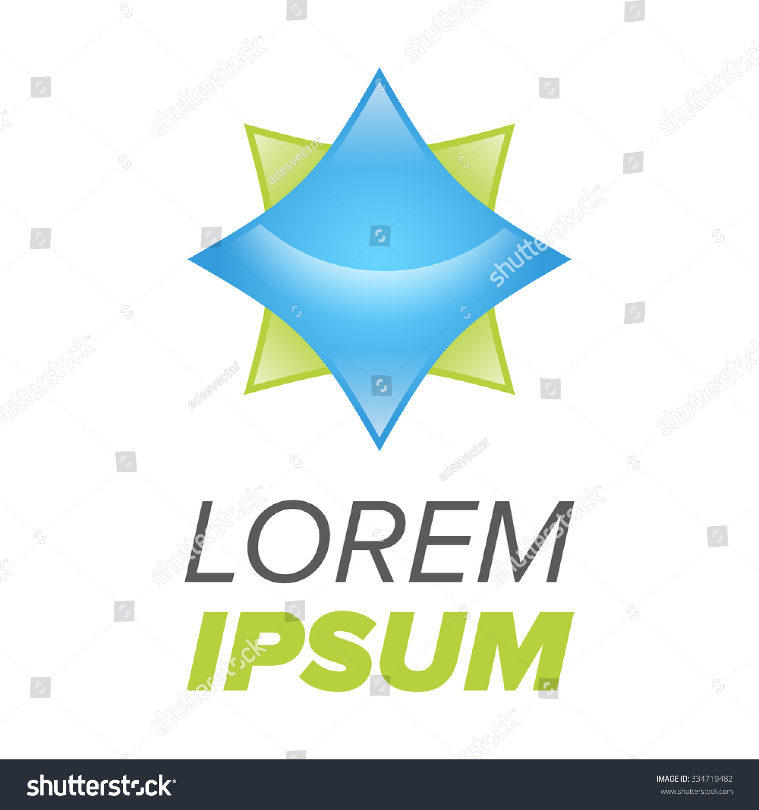 Four Corners Star Icon Stock Vector (Royalty Free) 334719482 | Shutterstock