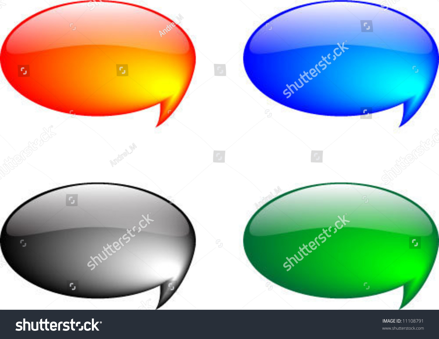 Four 3d Tag Vector Illustration Stock Vector (Royalty Free) 11108791 ...