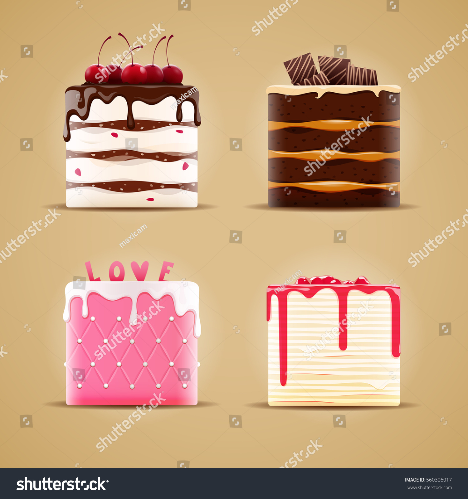 980 4 layered cake Images, Stock Photos & Vectors | Shutterstock
