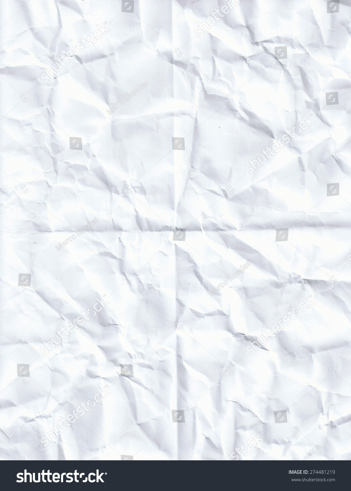 Four Fold Crumpled Paper Stock Vector (Royalty Free) 274481219 ...