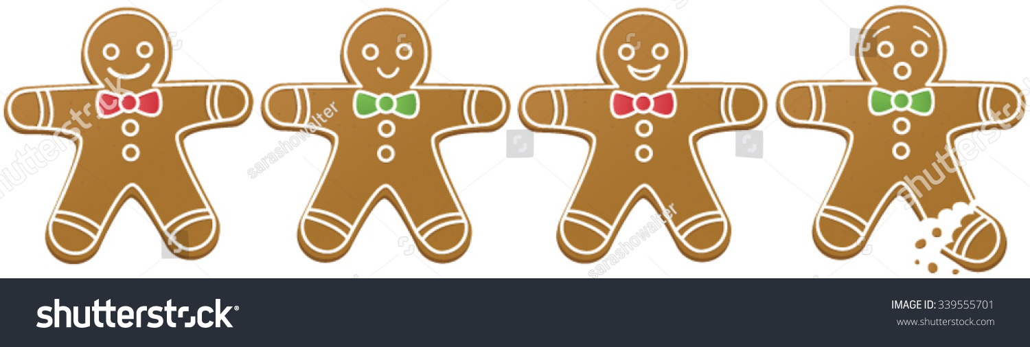 243 Broken gingerbread man Images, Stock Photos & Vectors | Shutterstock