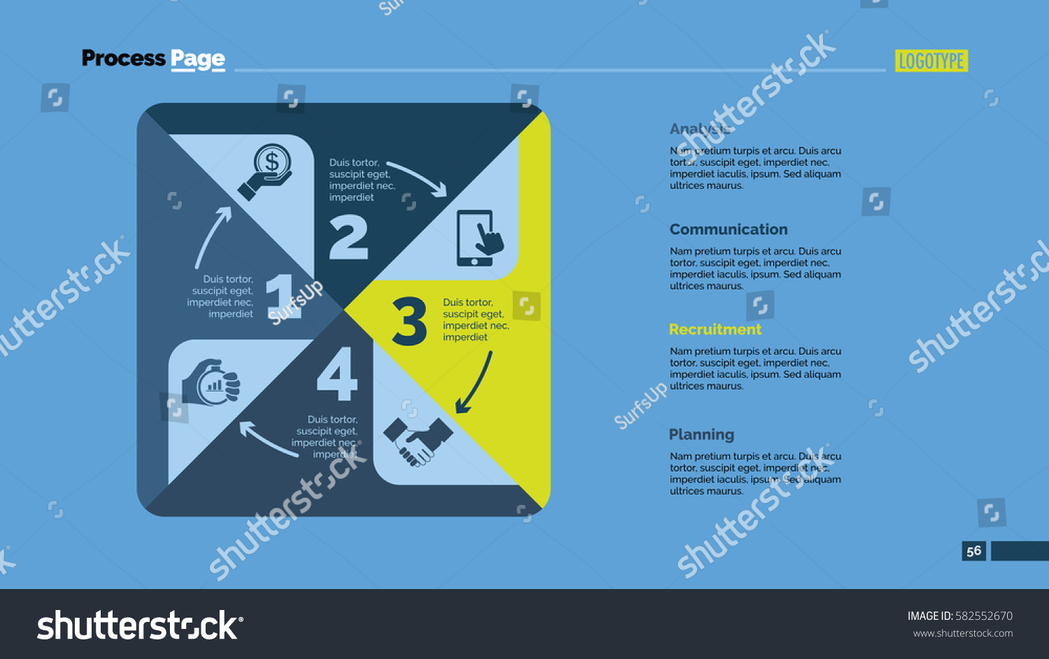 Four Steps Cycle Slide Template Stock Vector (Royalty Free) 582552670 Four Steps Cycle Slide Template Stock Vector (Royalty Free) 582552670