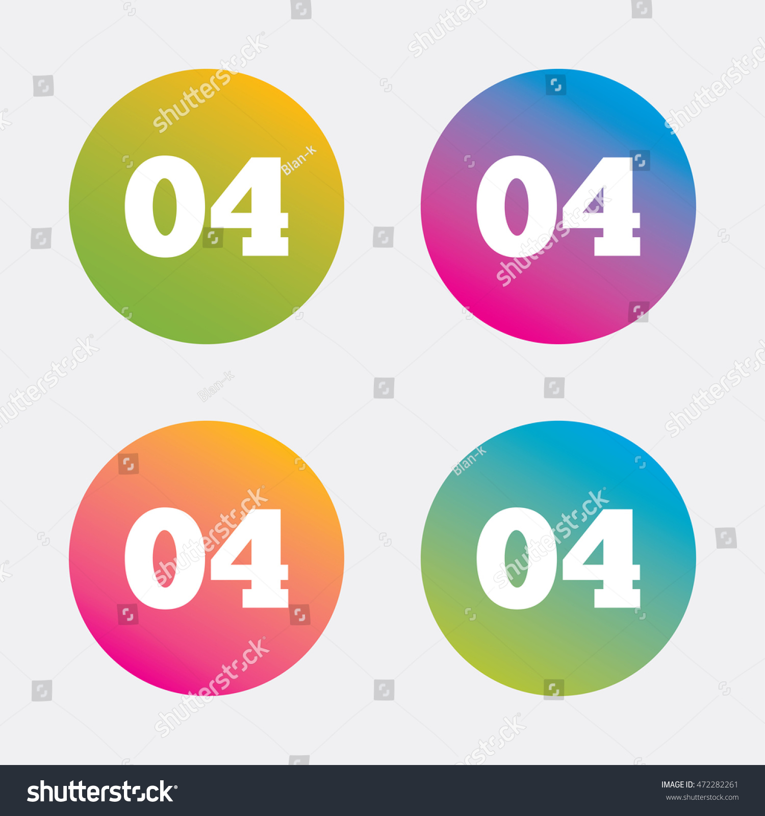 Fourth Step Sign Loading Process Symbol Stock Vector (Royalty Free ...