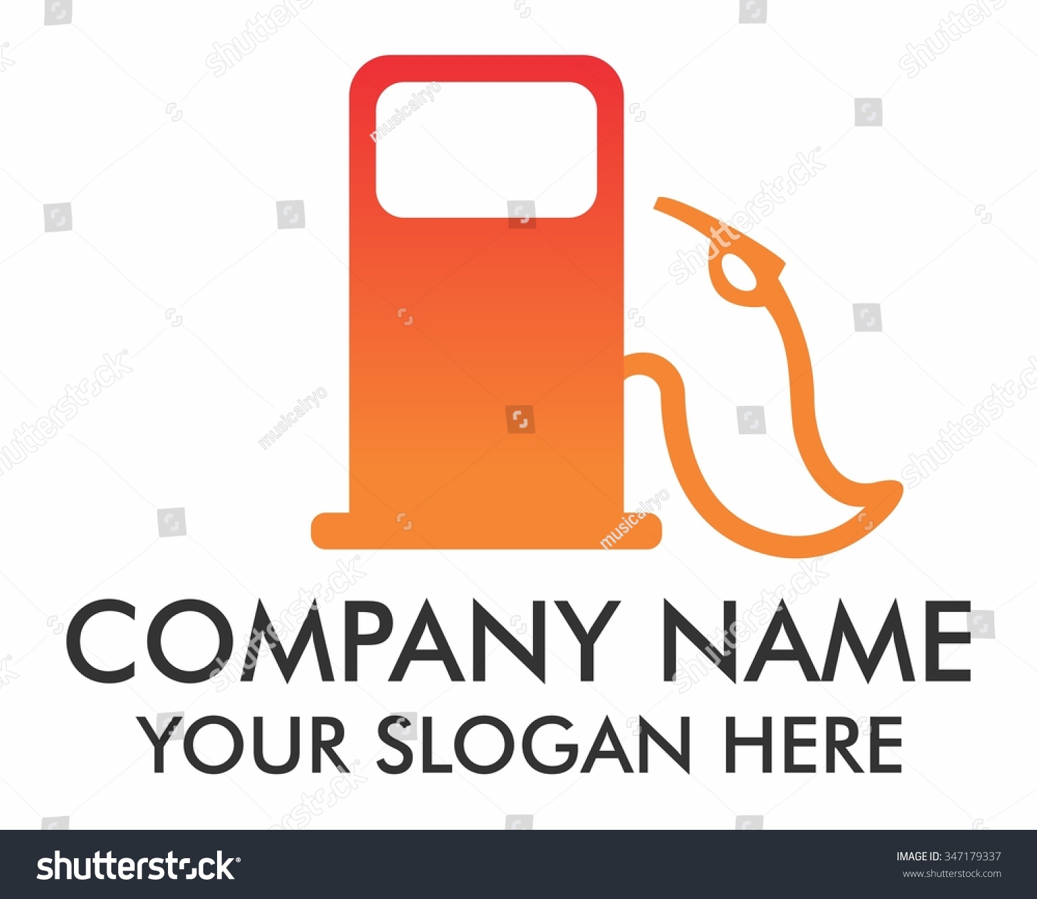 Fox Cloud Gasoline Logo Icon Vector Stock Vector (Royalty Free) 347179337