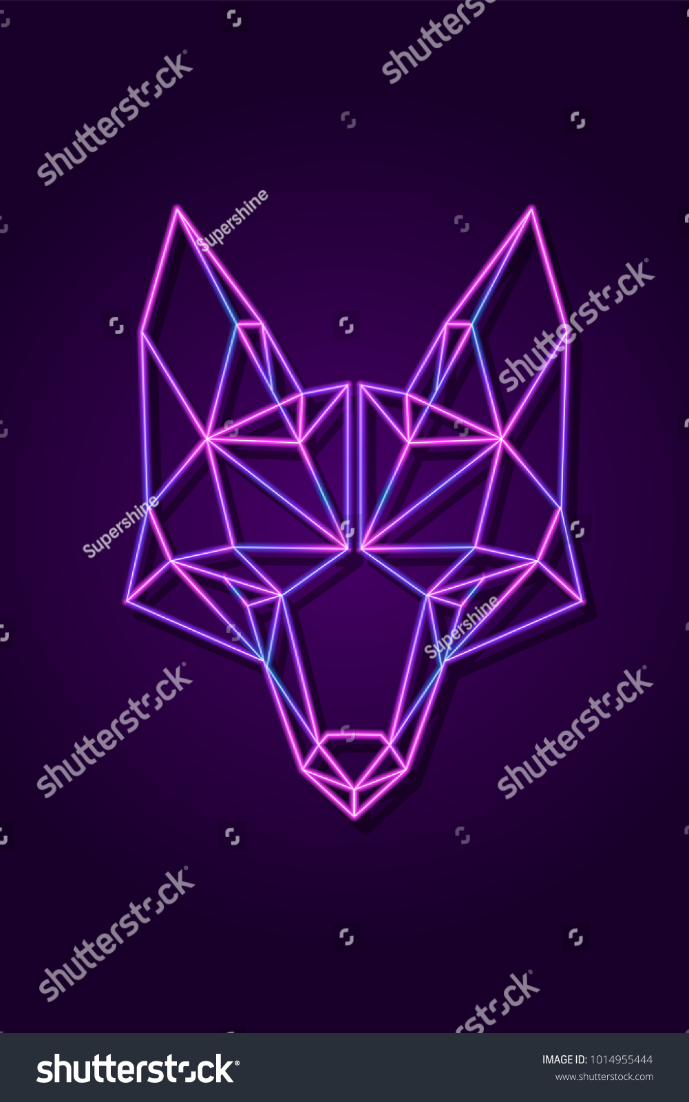 638 Neon fox Images, Stock Photos & Vectors | Shutterstock