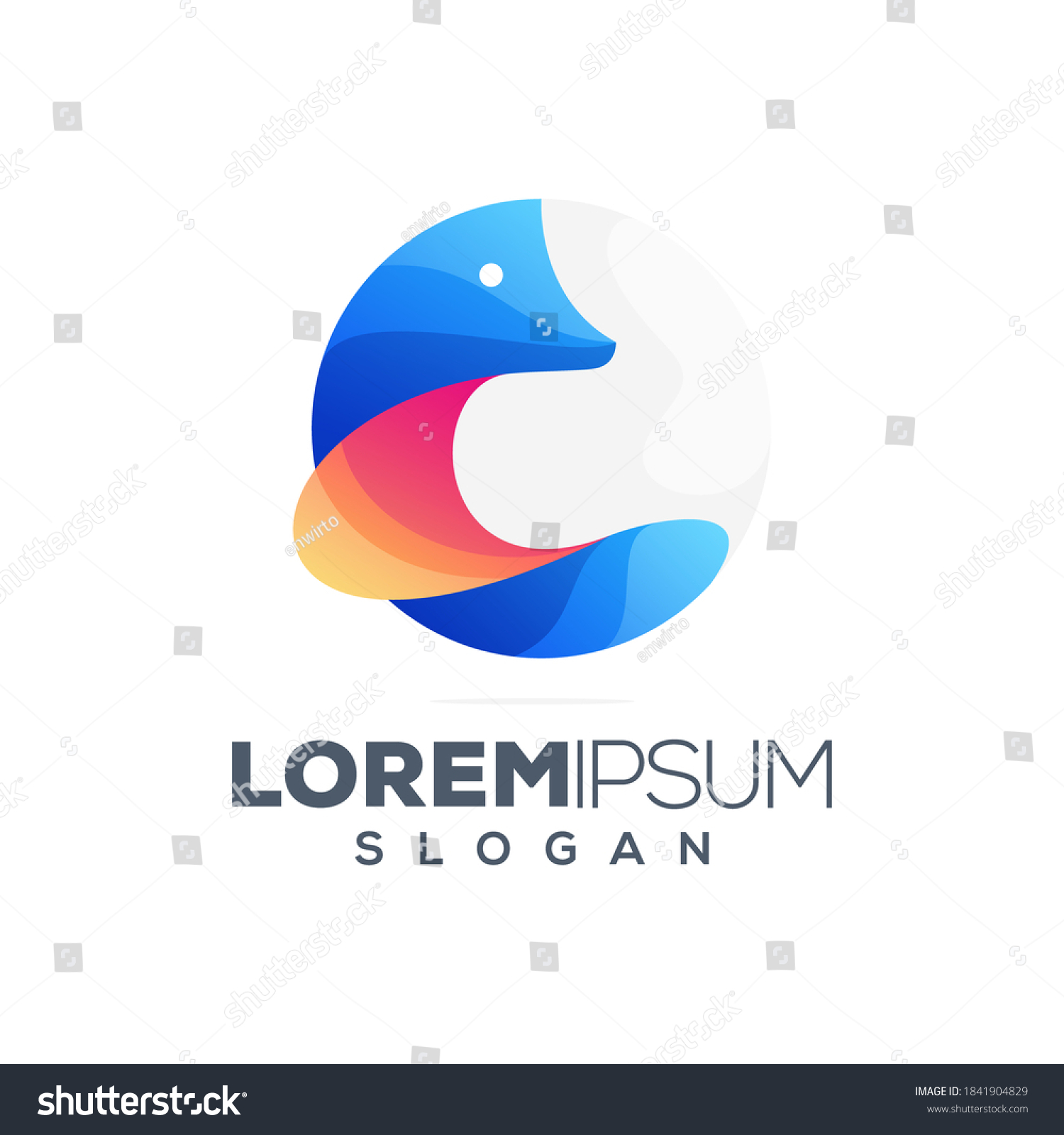 Fox Letter C Logo Design Stock Vector (Royalty Free) 1841904829 ...