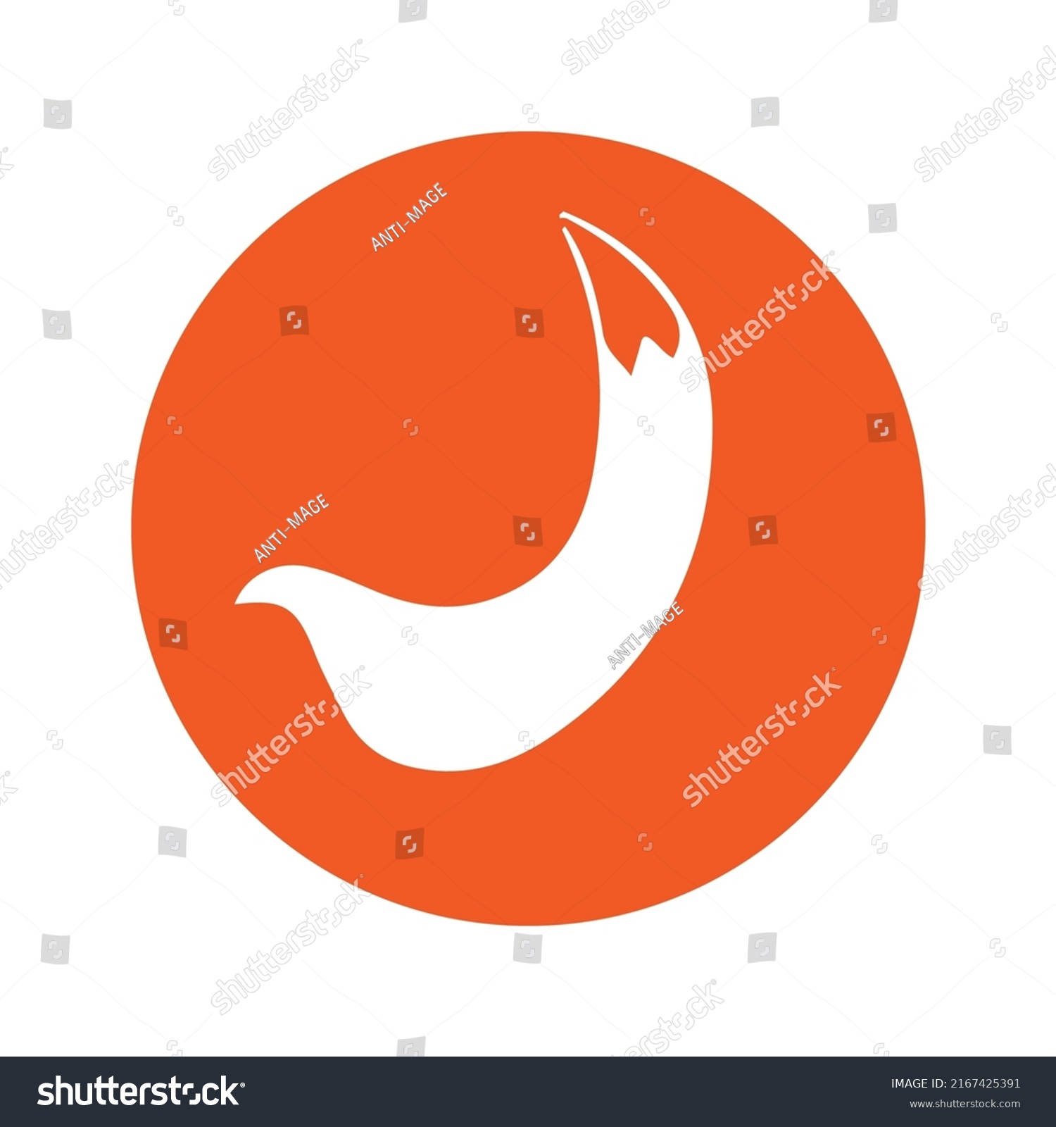 Fox Tail Logo Design Image Stock Vector (Royalty Free) 2167425391 ...