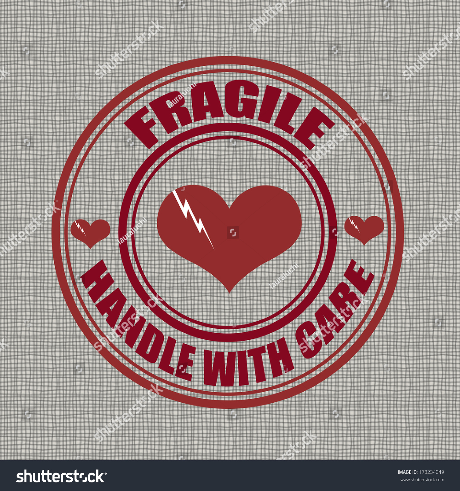 Fragile Background On Vector Illustration Stock Vector (Royalty Free ...