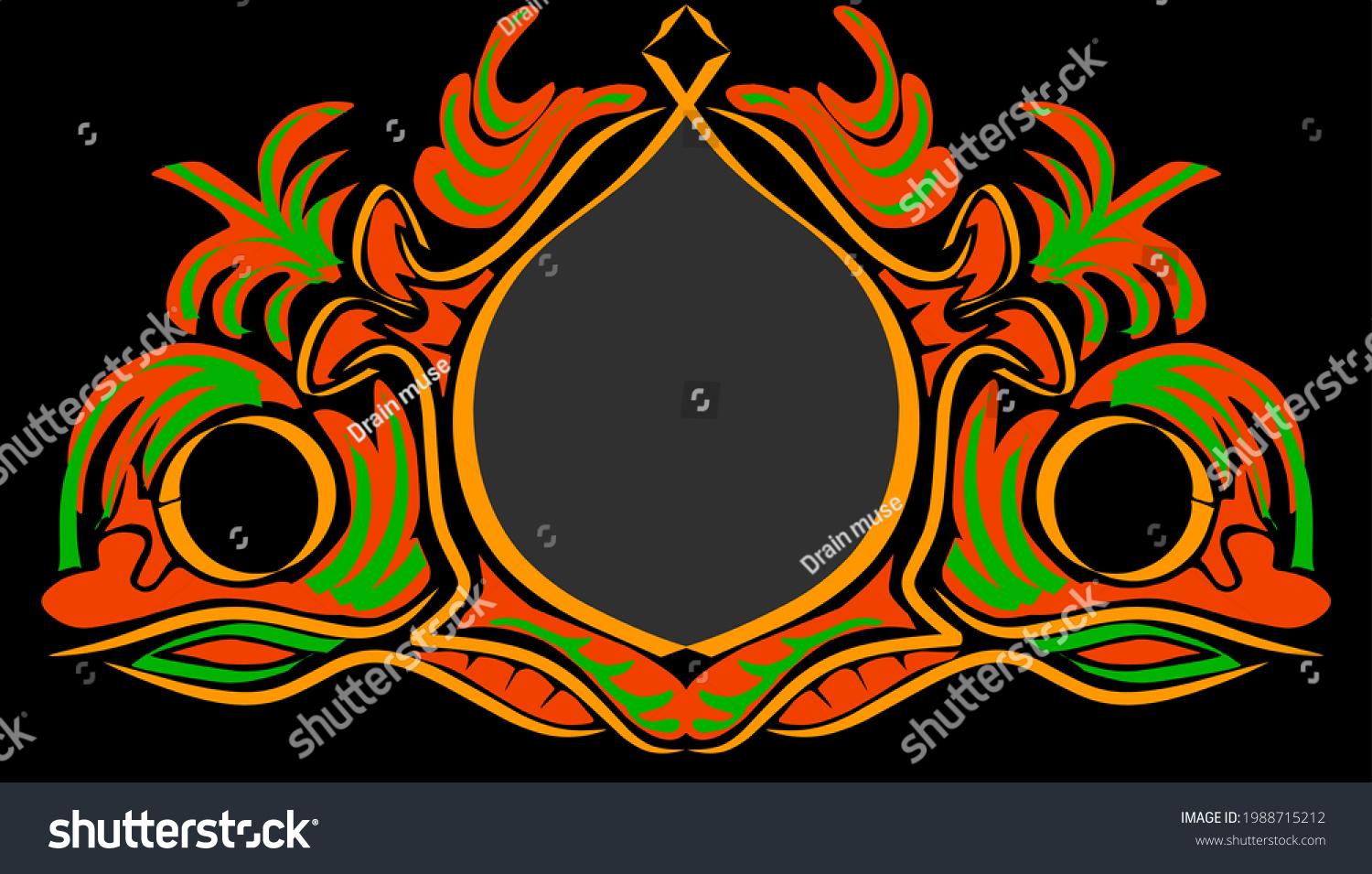 Frame Background Template Id Card Abdtract Stock Vector (Royalty Free ...