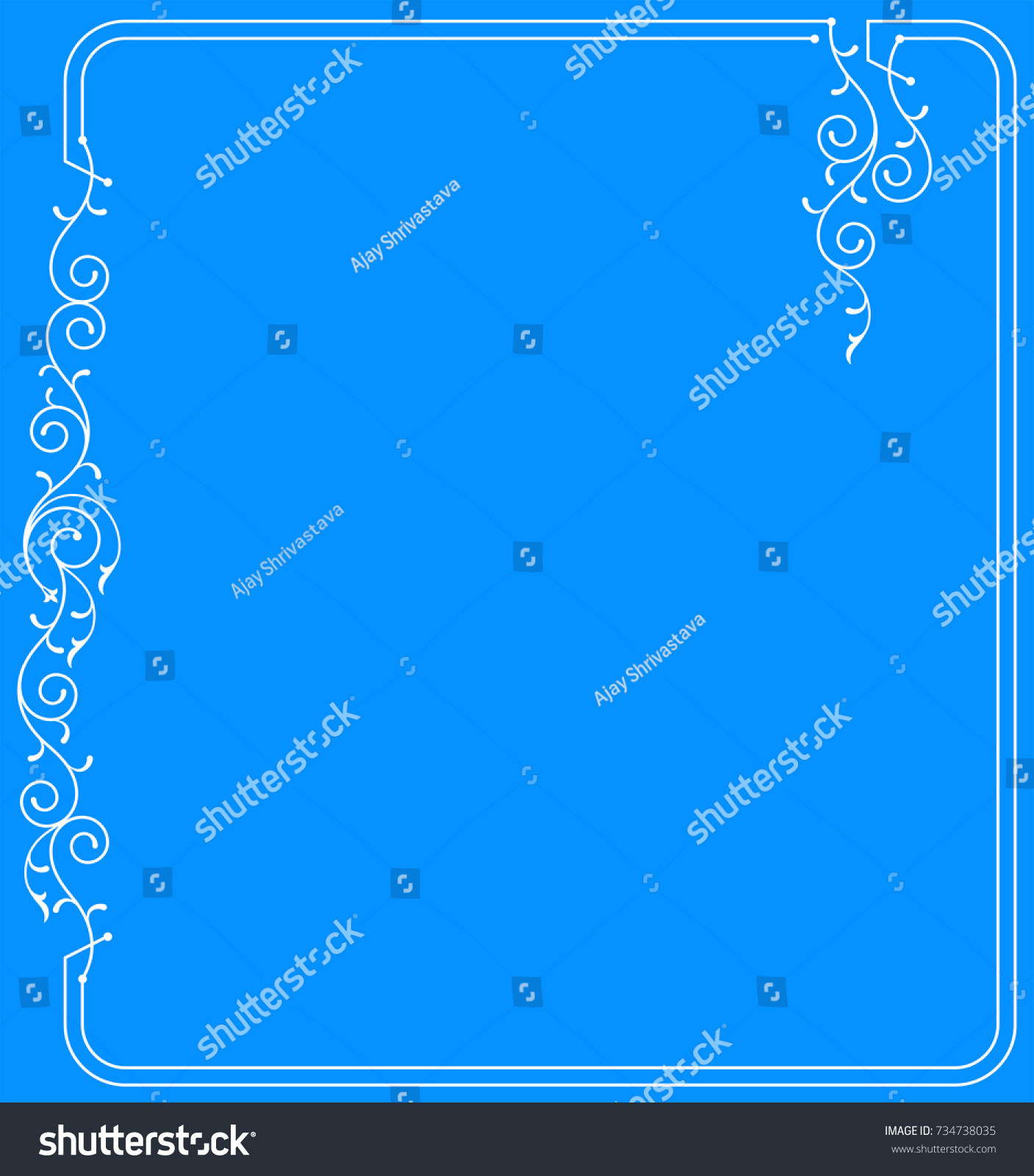 Frame Border Design Vector Illustration: เวกเตอร์สต็อก (ปลอดค่า ...