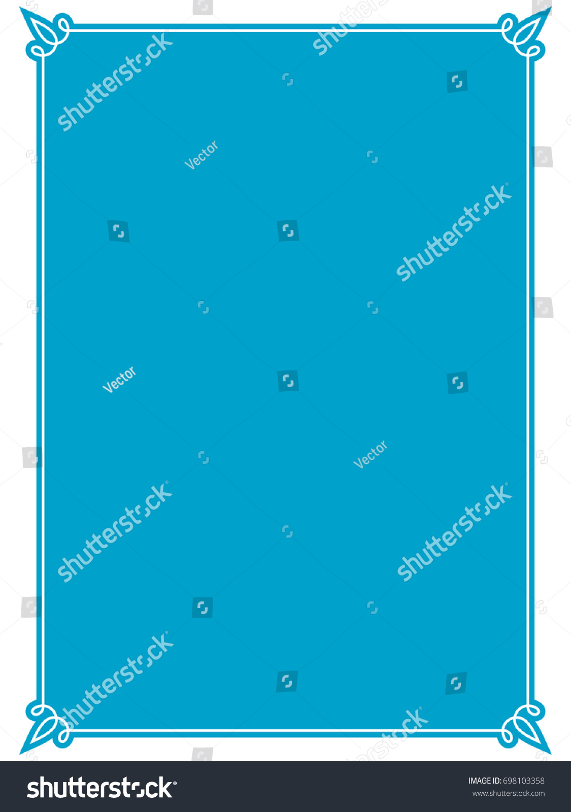 Frame Border Label Page Vector Vintage Stock Vector (Royalty Free ...