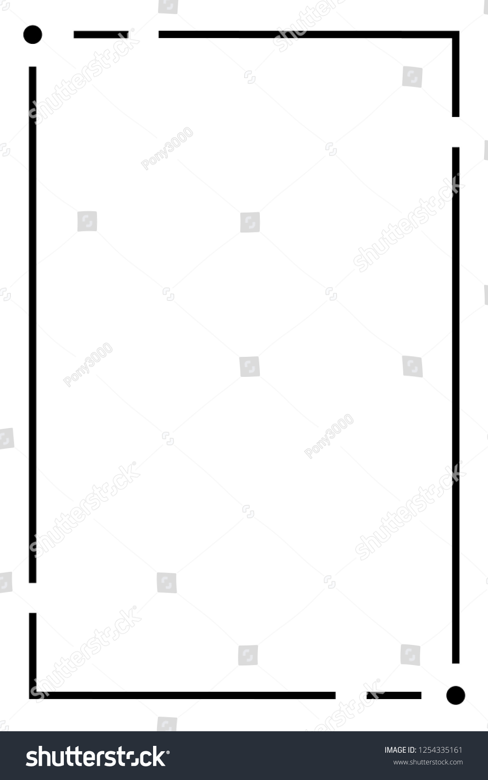 Frame Border Line Page Vector Vintage 库存矢量图（免版税）1254335161 | Shutterstock
