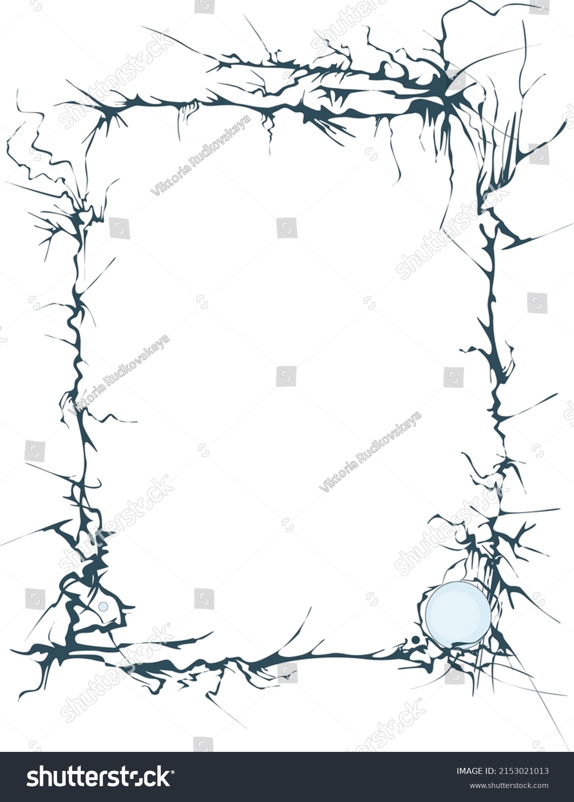 Frame Fantasy Design Magic Border Vector Stock Vector (Royalty Free ...