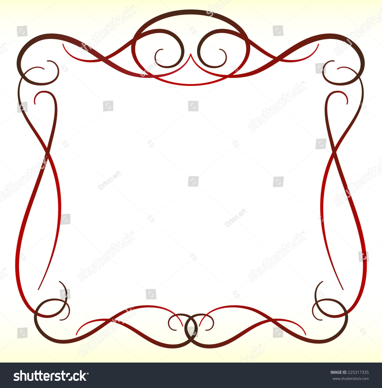 Frame Retro Vector Illustration Stock Vector (Royalty Free) 225317335 ...