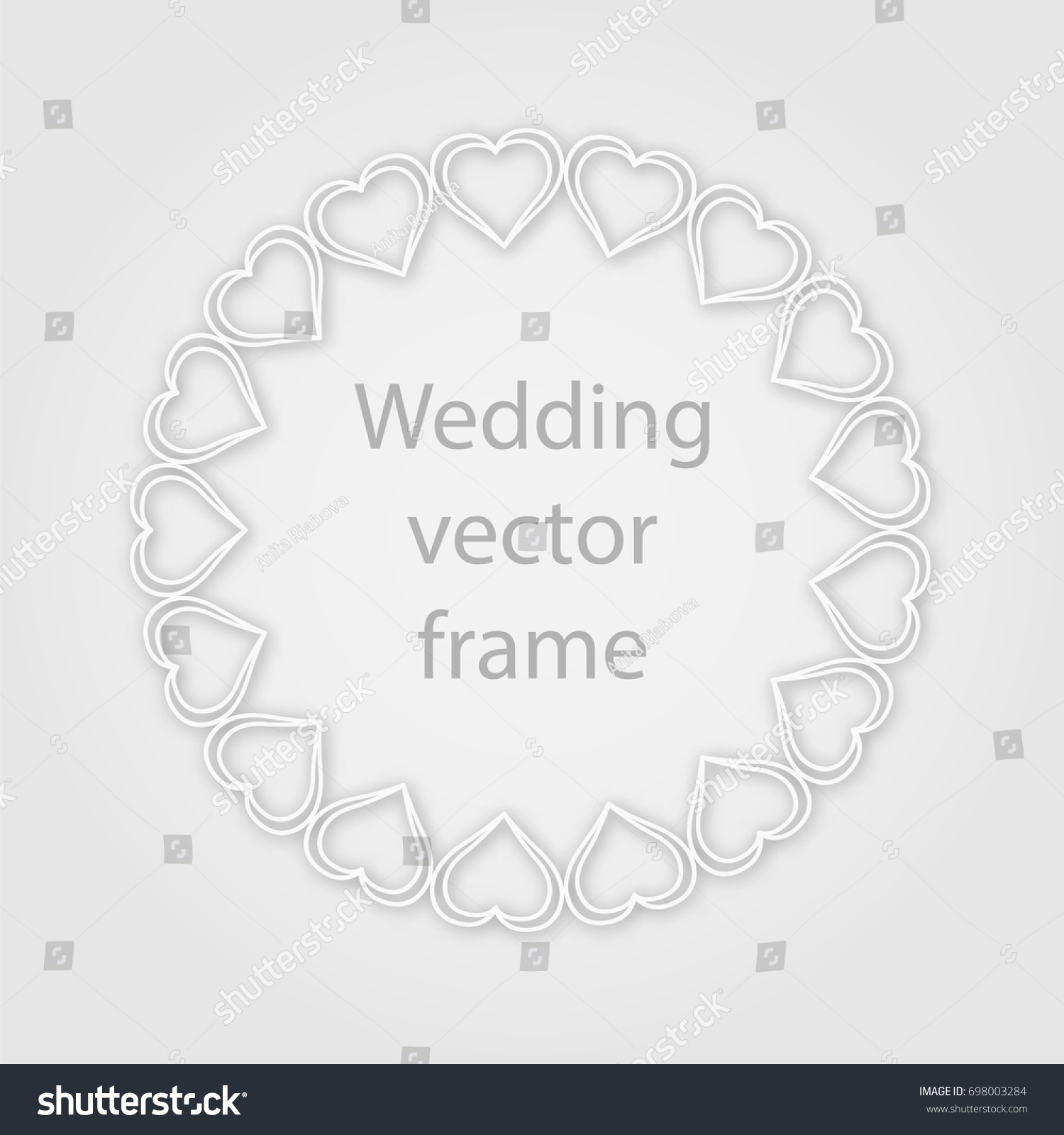 Frame Template Laser Plotter Cutting Photo Stock Vector (Royalty Free ...