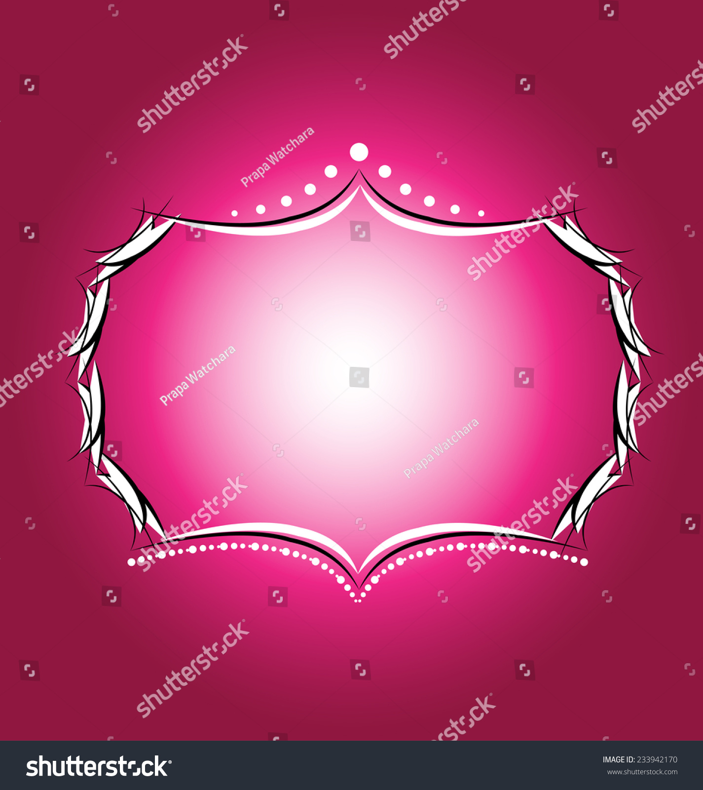 Frames Borders Greeting Card Design Stock Vector (Royalty Free) 233942170
