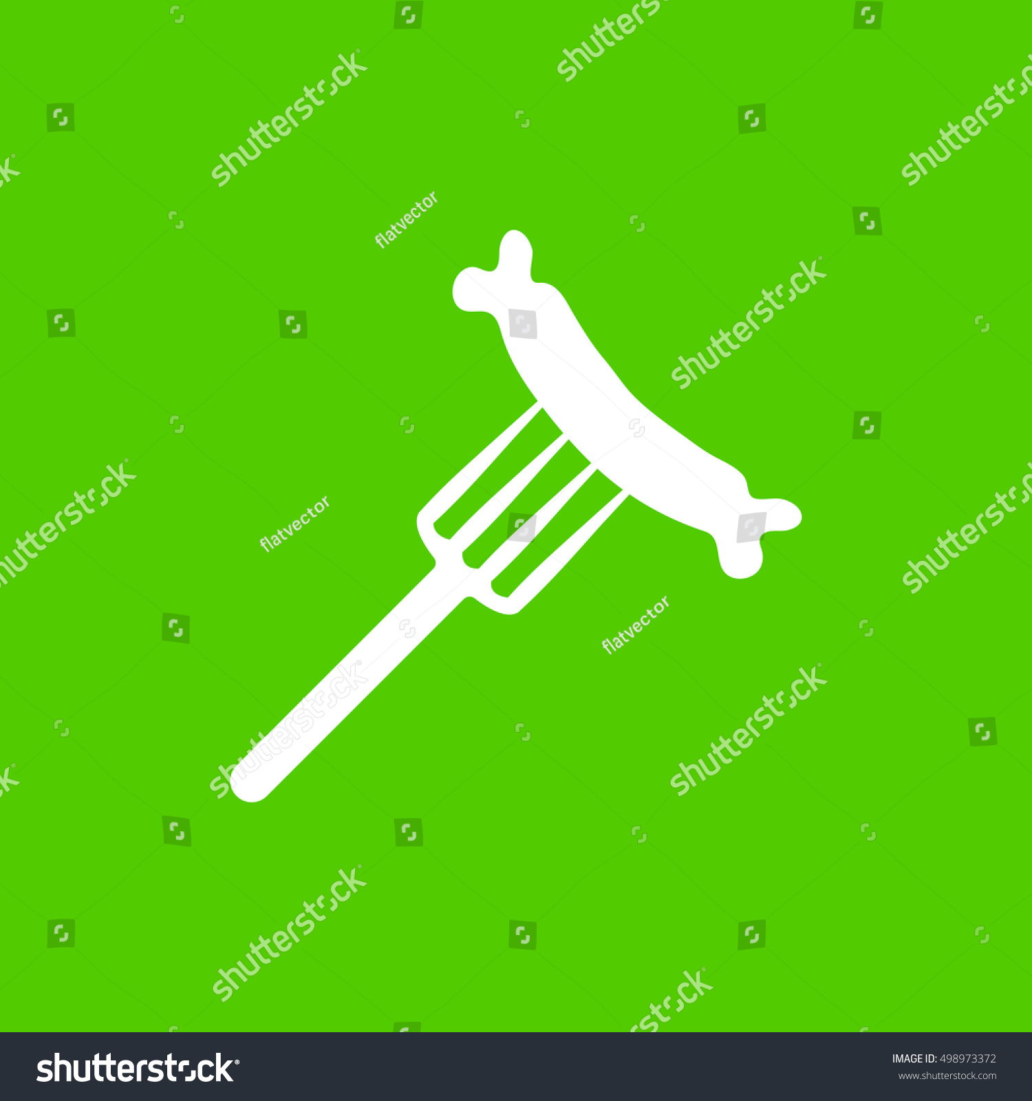 Frankfurter Icon Stock Vector (Royalty Free) 498973372 | Shutterstock
