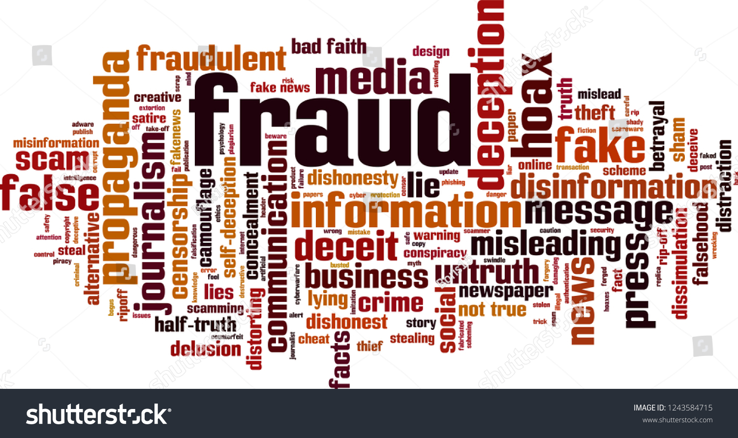 Fraud Word Cloud Concept Vector Illustration: เวกเตอร์สต็อก (ปลอดค่า ...
