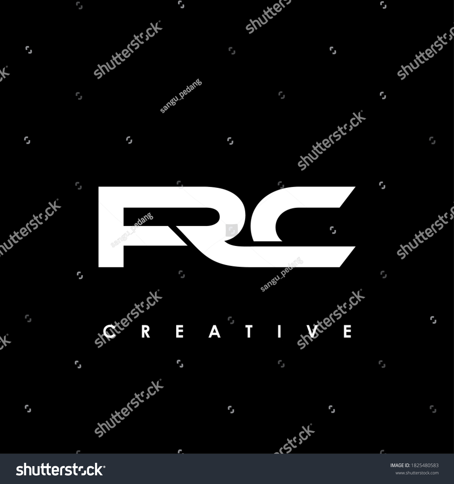 Frc Letter Monogram Logo Design Vector Stock Vector (Royalty Free ...