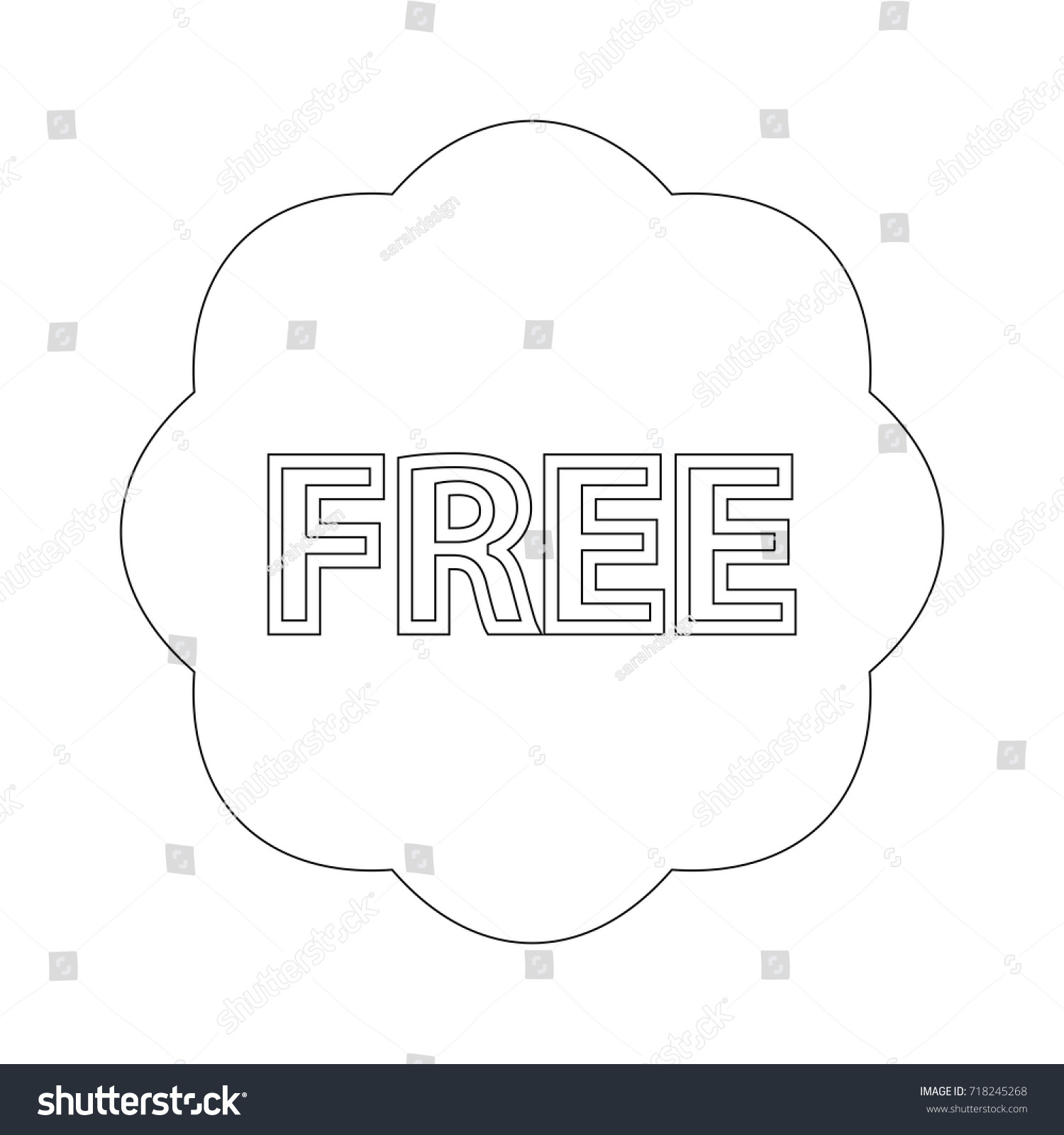 Free Icon Stock Vector (Royalty Free) 718245268 | Shutterstock