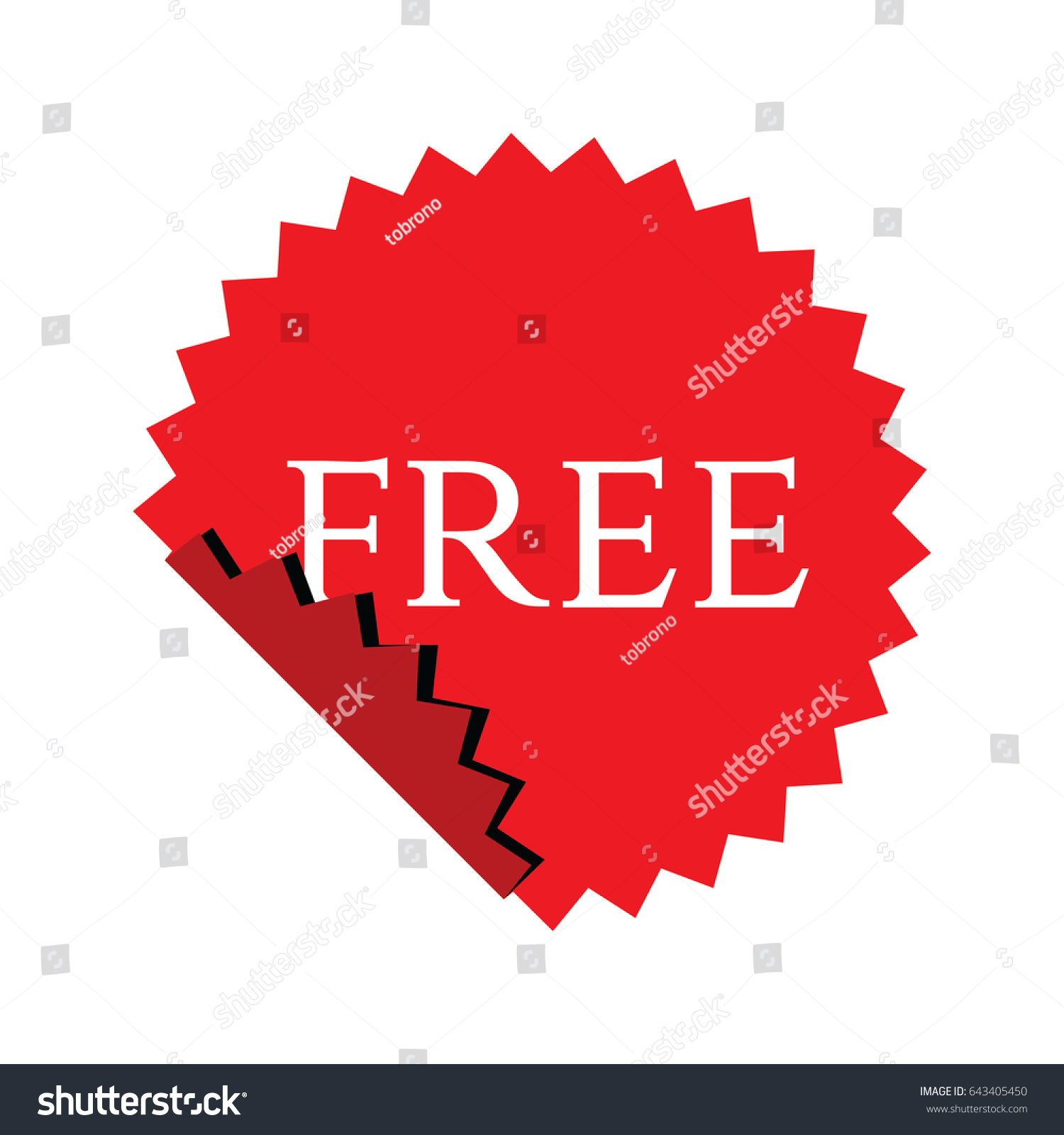 Free Label Logo Vector Template Stock Vector (Royalty Free) 643405450
